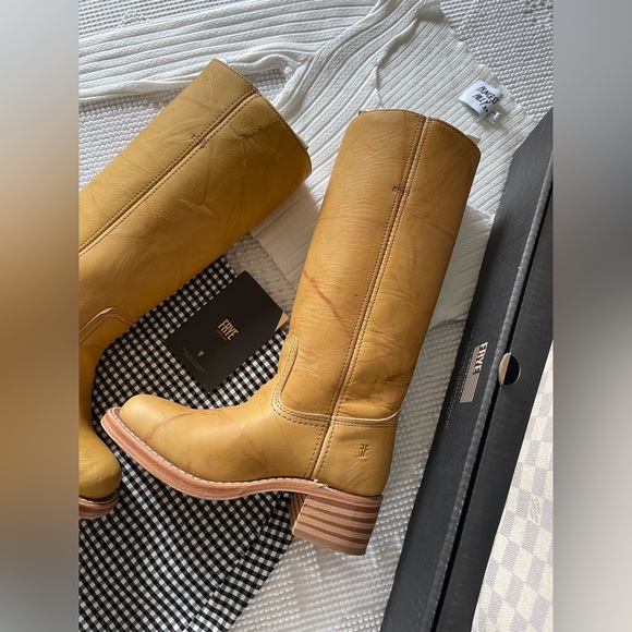 Frye | Shoes | Frye Banana Campus Boots 4l | Poshmark